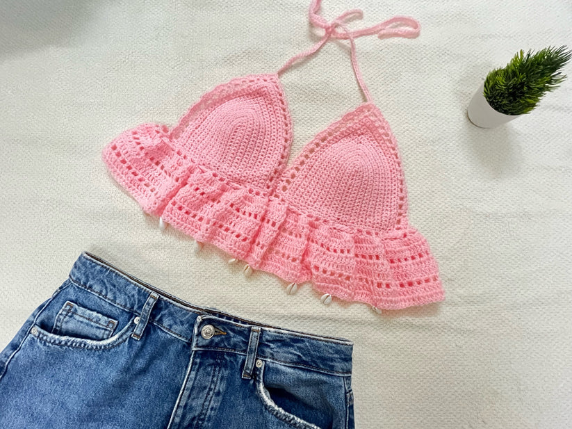 Velvery Bralette with Shells – crochetbralettes